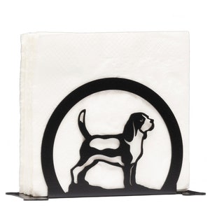Beagle Dog Metal Letter Napkin Card Holder - Etsy