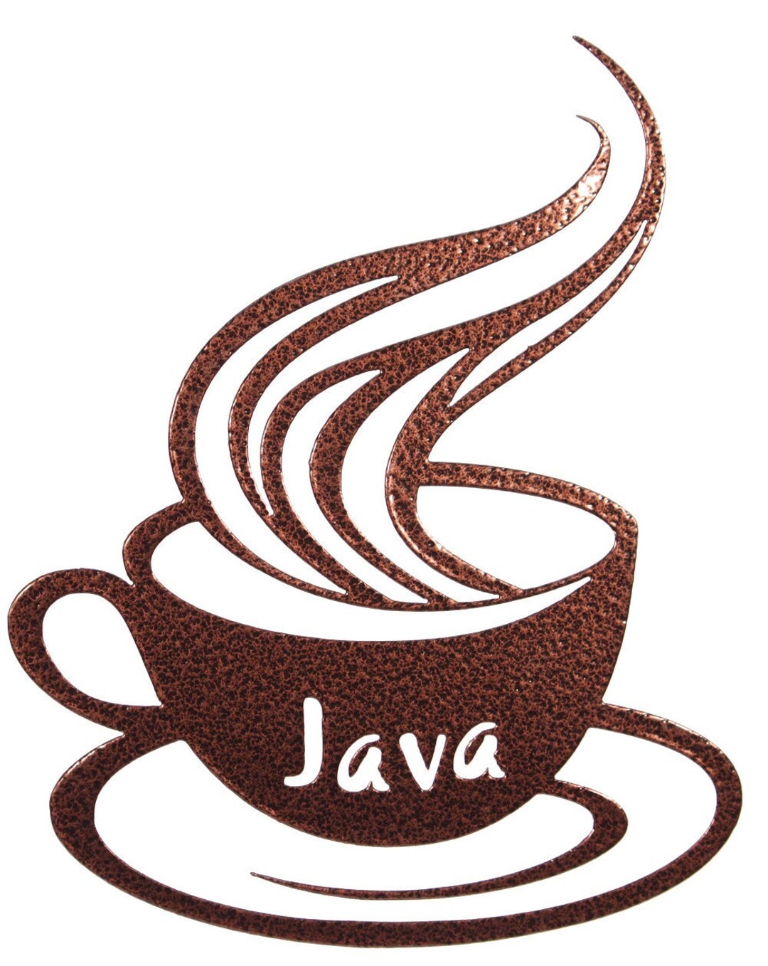 Hand Made Coffee Java Simple Silhouette - Etsy