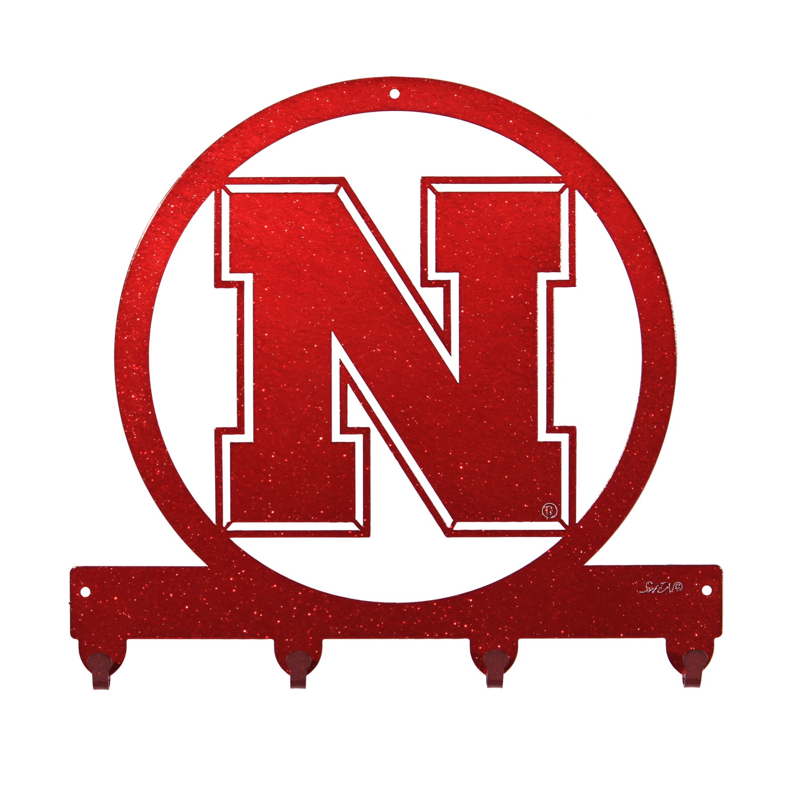 Nebraska Huskers Cornhuskers Go Big Red Metal Key Chain Holder | Etsy