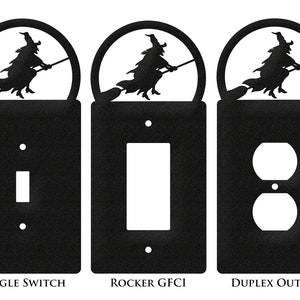 Witch Halloween Light Switch Double Plate Cover - Etsy