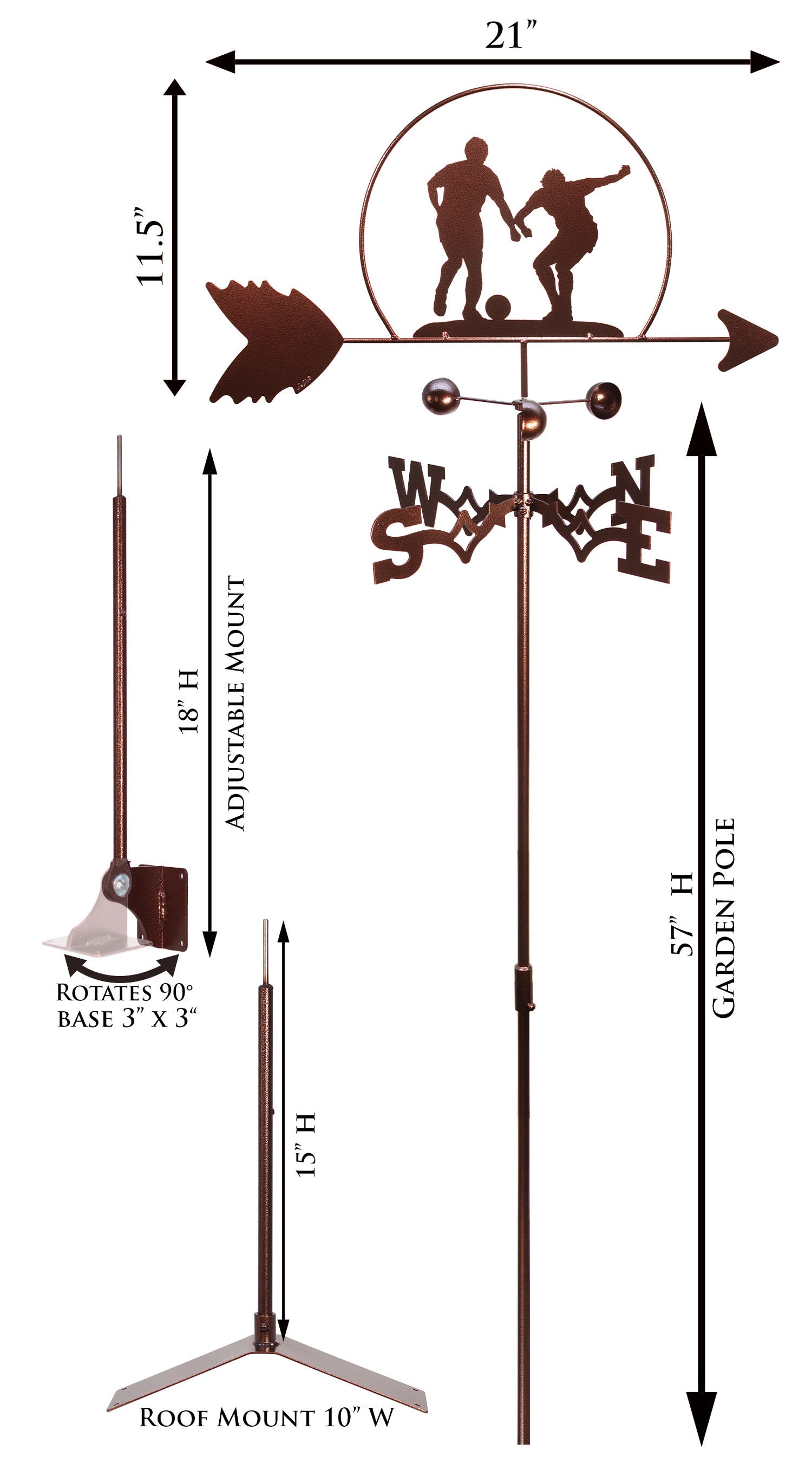 Hand Made Soccer Football MLS Weathervane NEW - Etsy