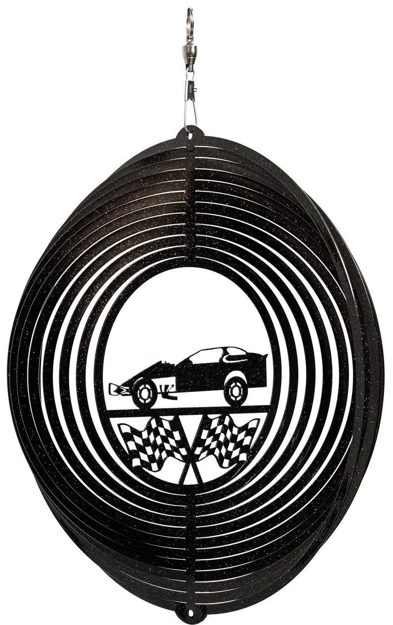 Modified Dirt Late Racer Car Racing Swirly Metal Wind Spinner - Etsy