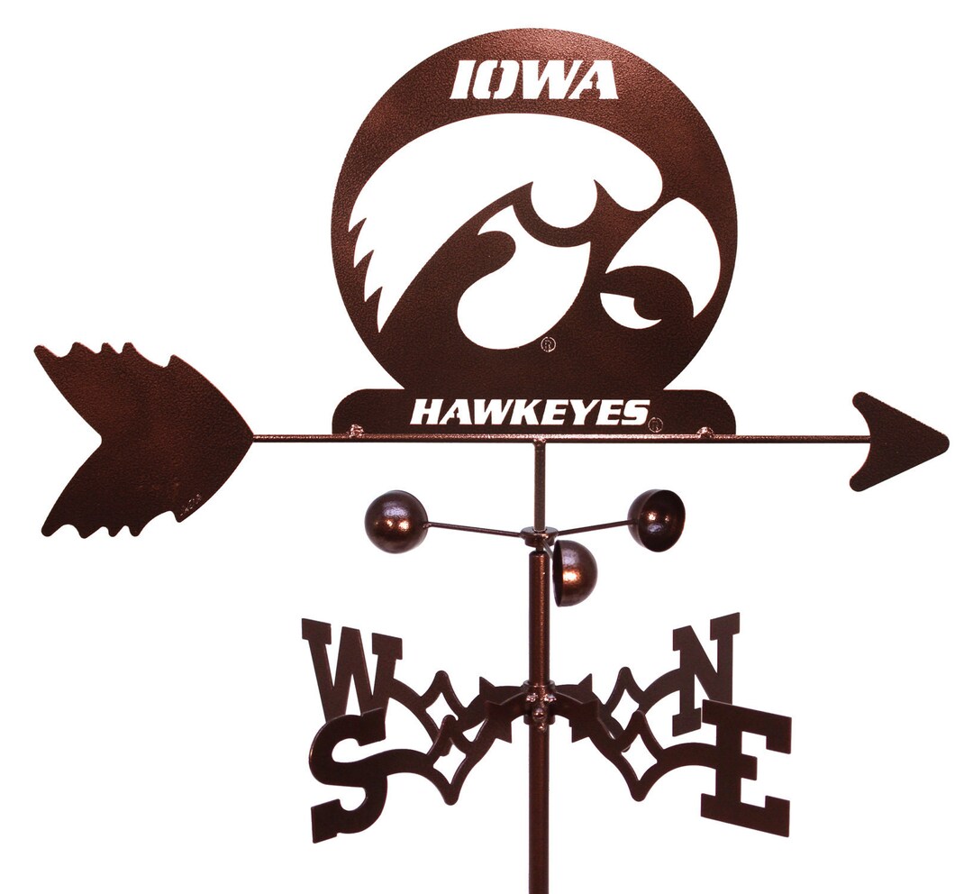Hand Made University of Iowa UI Hawkeye Weathervane NEW - Etsy