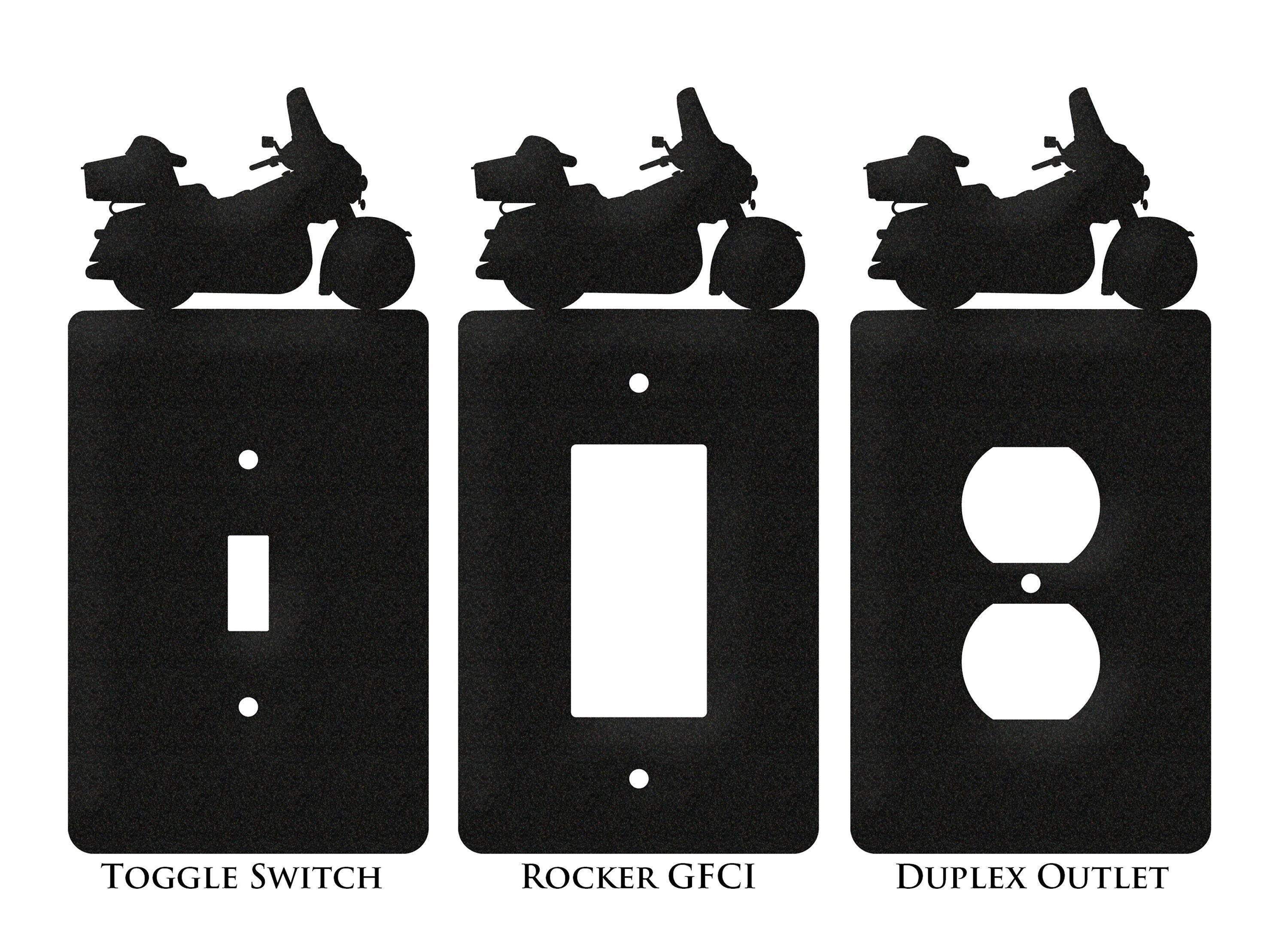 Motorcycle Full Dressed Light Switch Plate Cover - Etsy