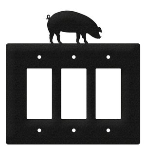 Pig Hog Piggy Light Switch Triple Plate Cover - Etsy