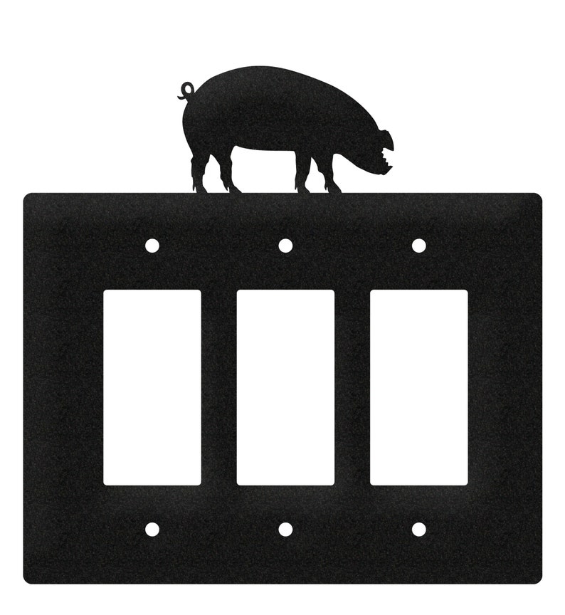 Pig Hog Piggy Light Switch Triple Plate Cover - Etsy