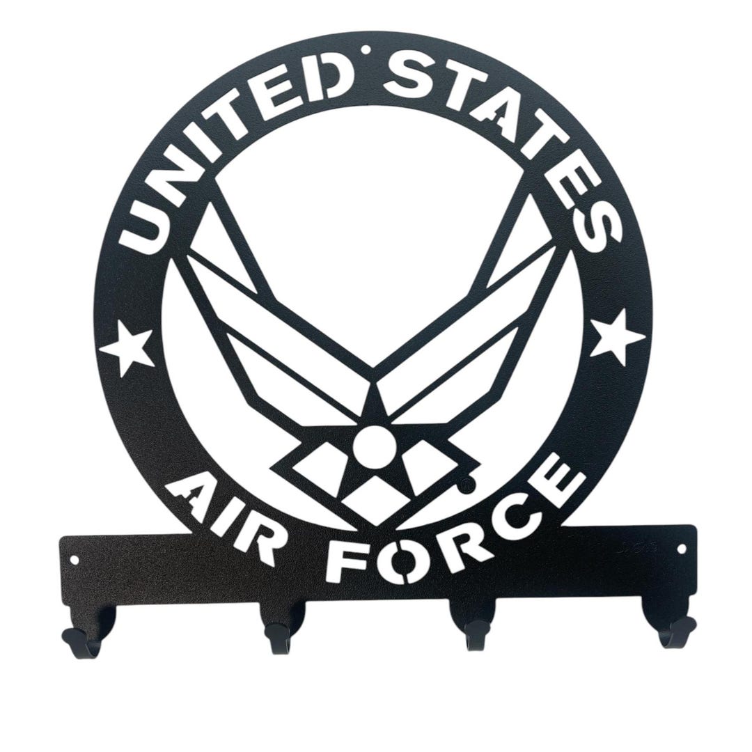 Armed Services US Air Force Academy Wings Military Metal Key Chain ...