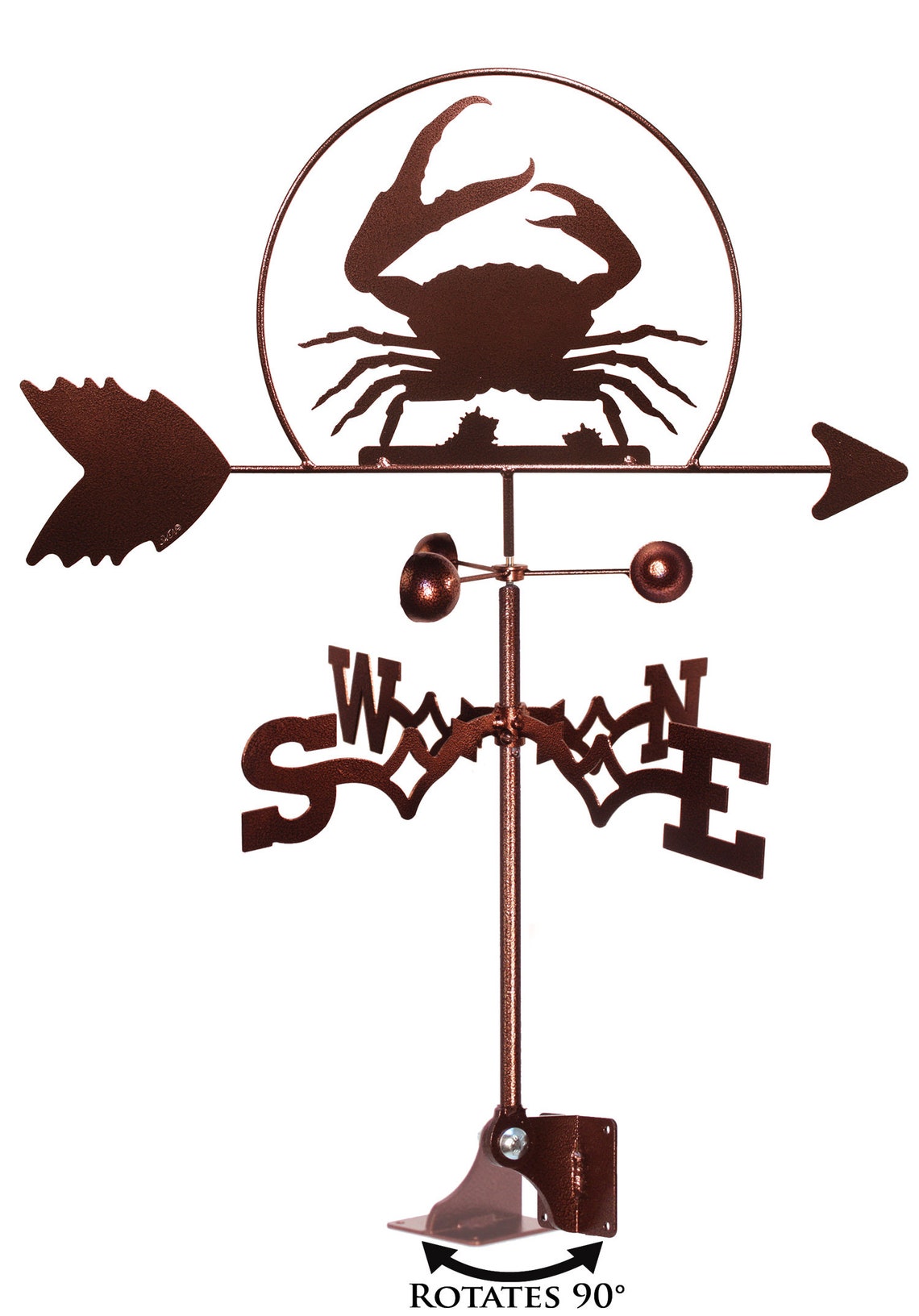 Hand Made Crab Shellfish Weathervane NEW | Etsy