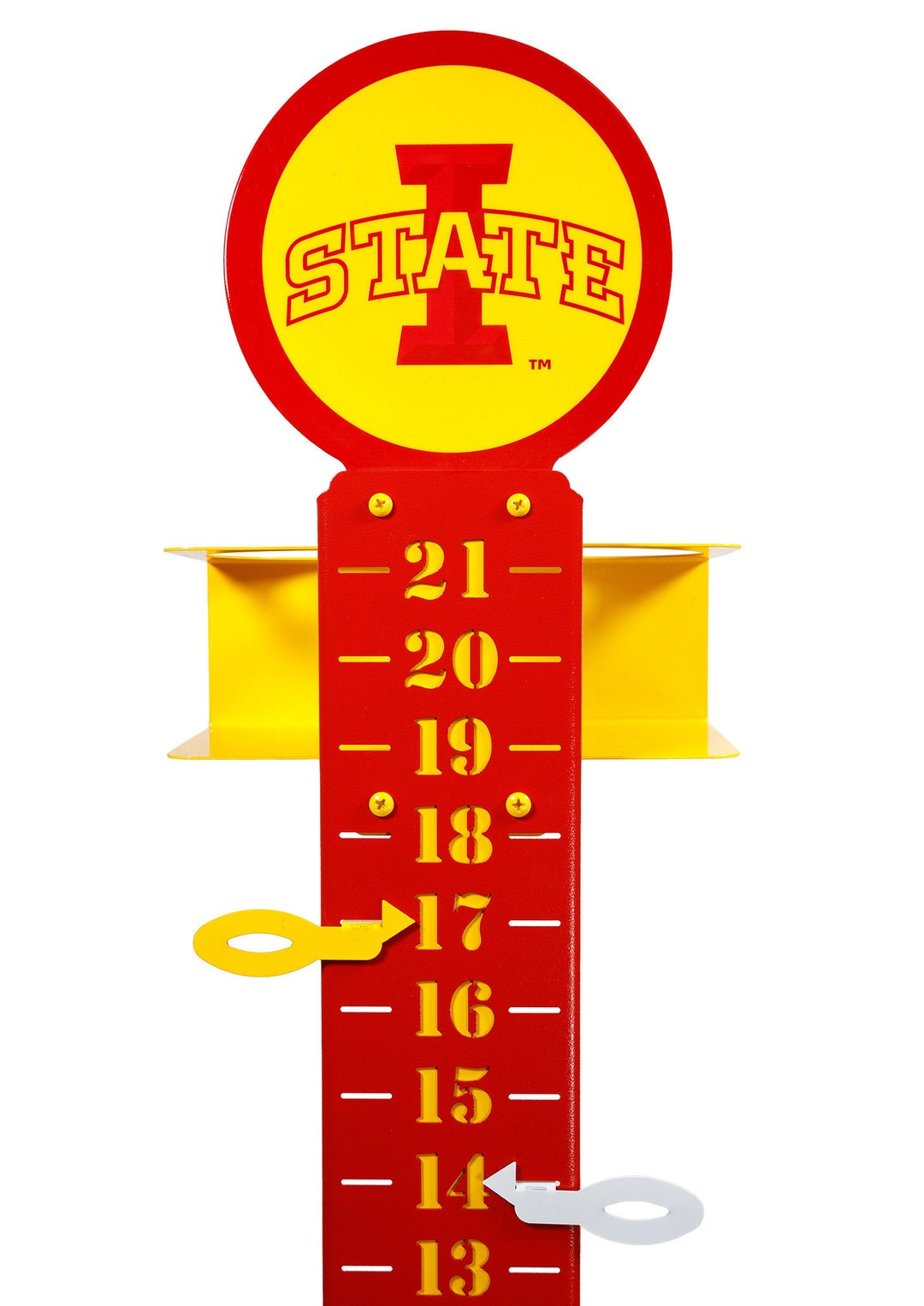 Iowa State I State Cyclones Steel Metal Lawn Scoreboard With Cupholder ...