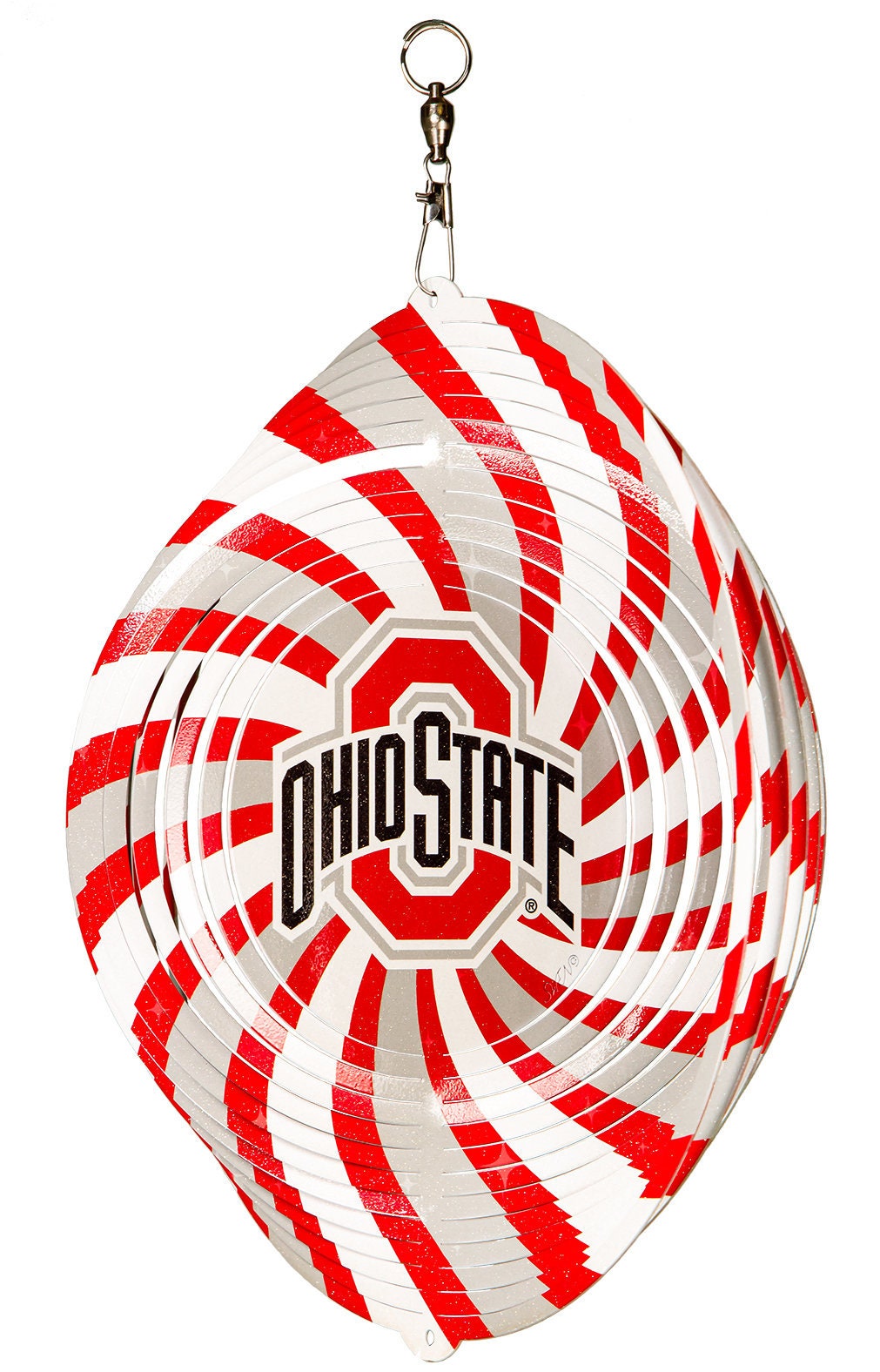Ohio State Buckeyes Multi Color Swirly Metal Wind Spinner - Etsy