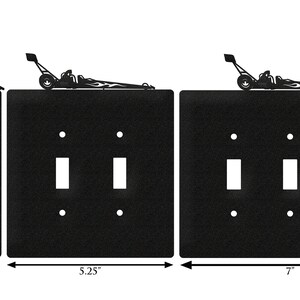 Farrell Dragster Auto Car Racing Light Switch Triple Plate Cover - Etsy