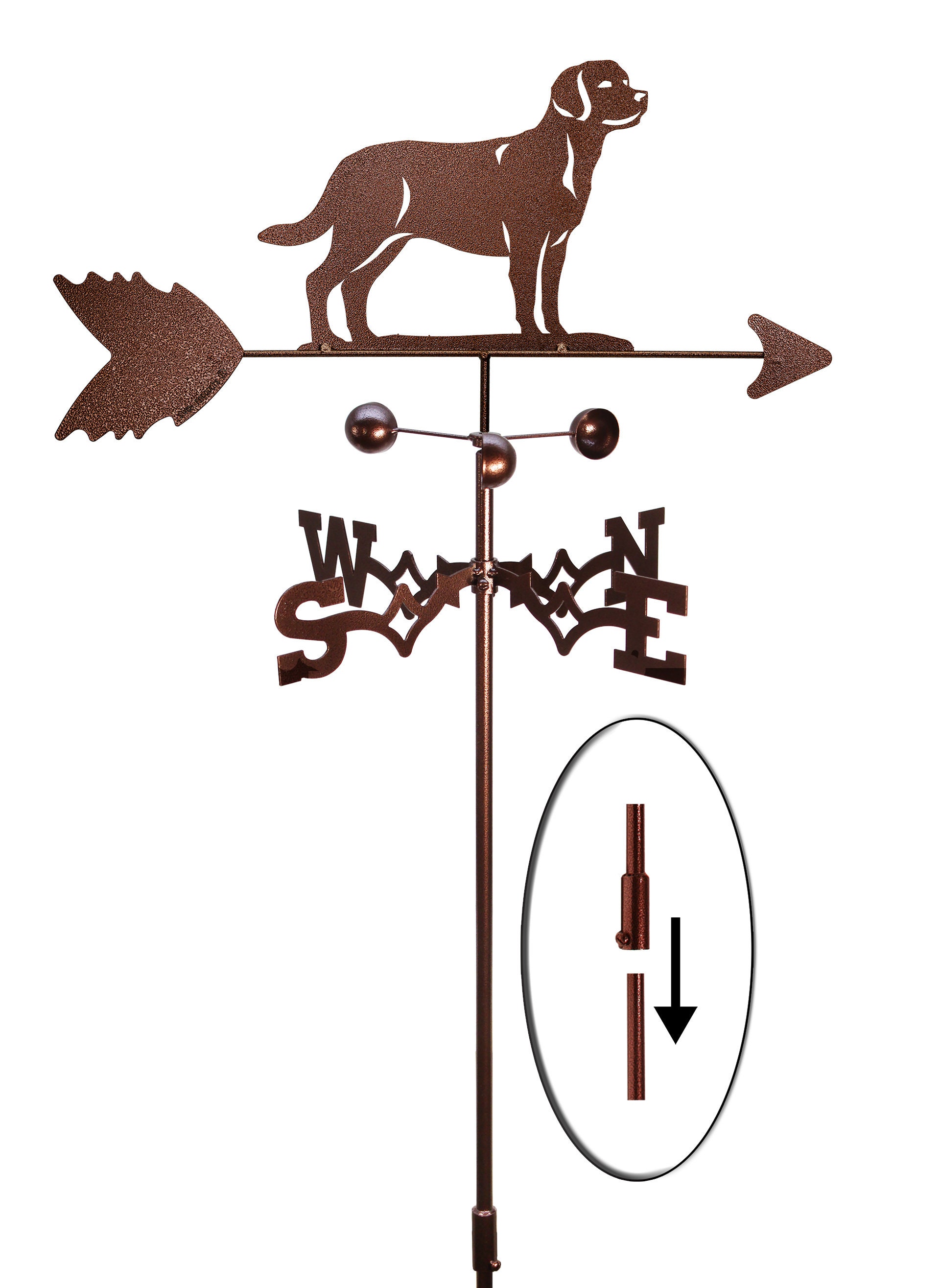 Hand Made Labrador Lab Dog Weathervane NEW - Etsy