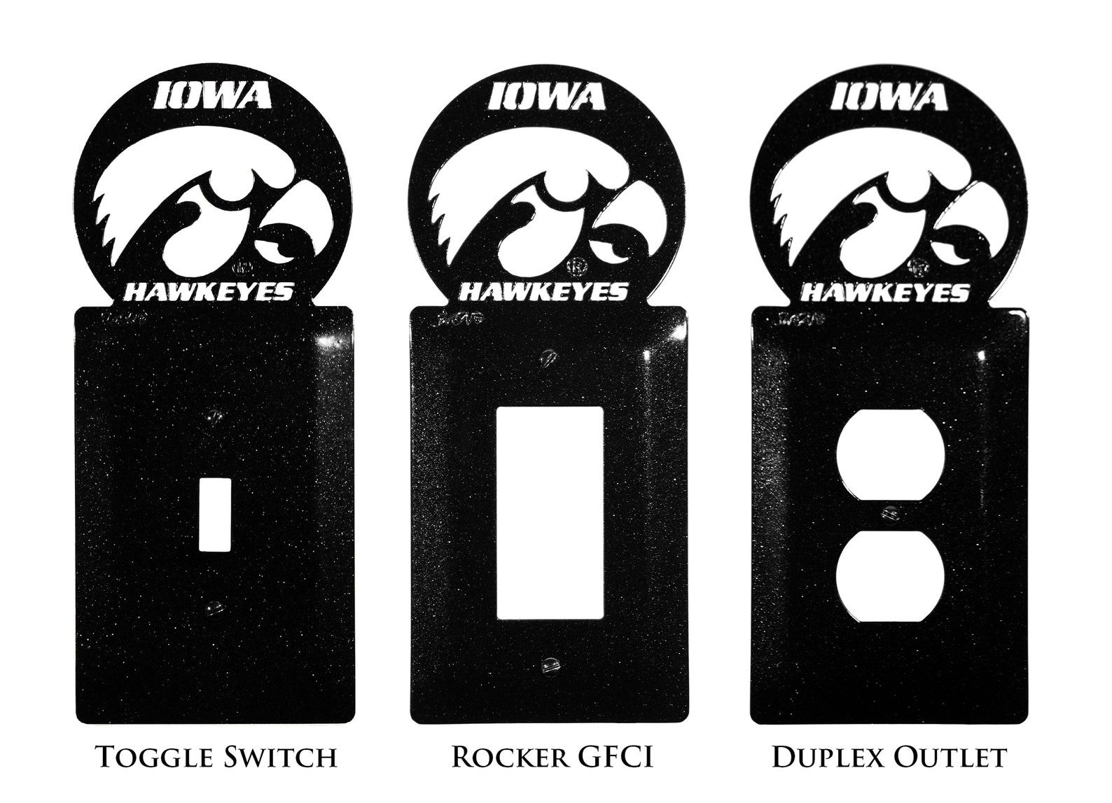 Iowa Hawkeyes Light Switch Triple Plate Cover - Etsy