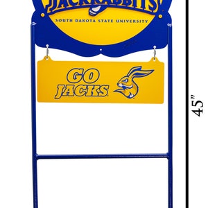 SDSU Jackrabbits Collegiate Logo Metal Yard Sign - Etsy
