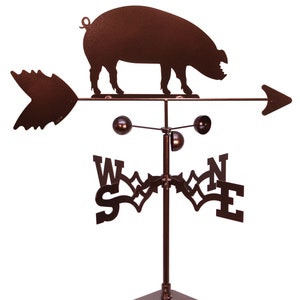 Hand Made Pig Hog Piggy Weathervane NEW - Etsy