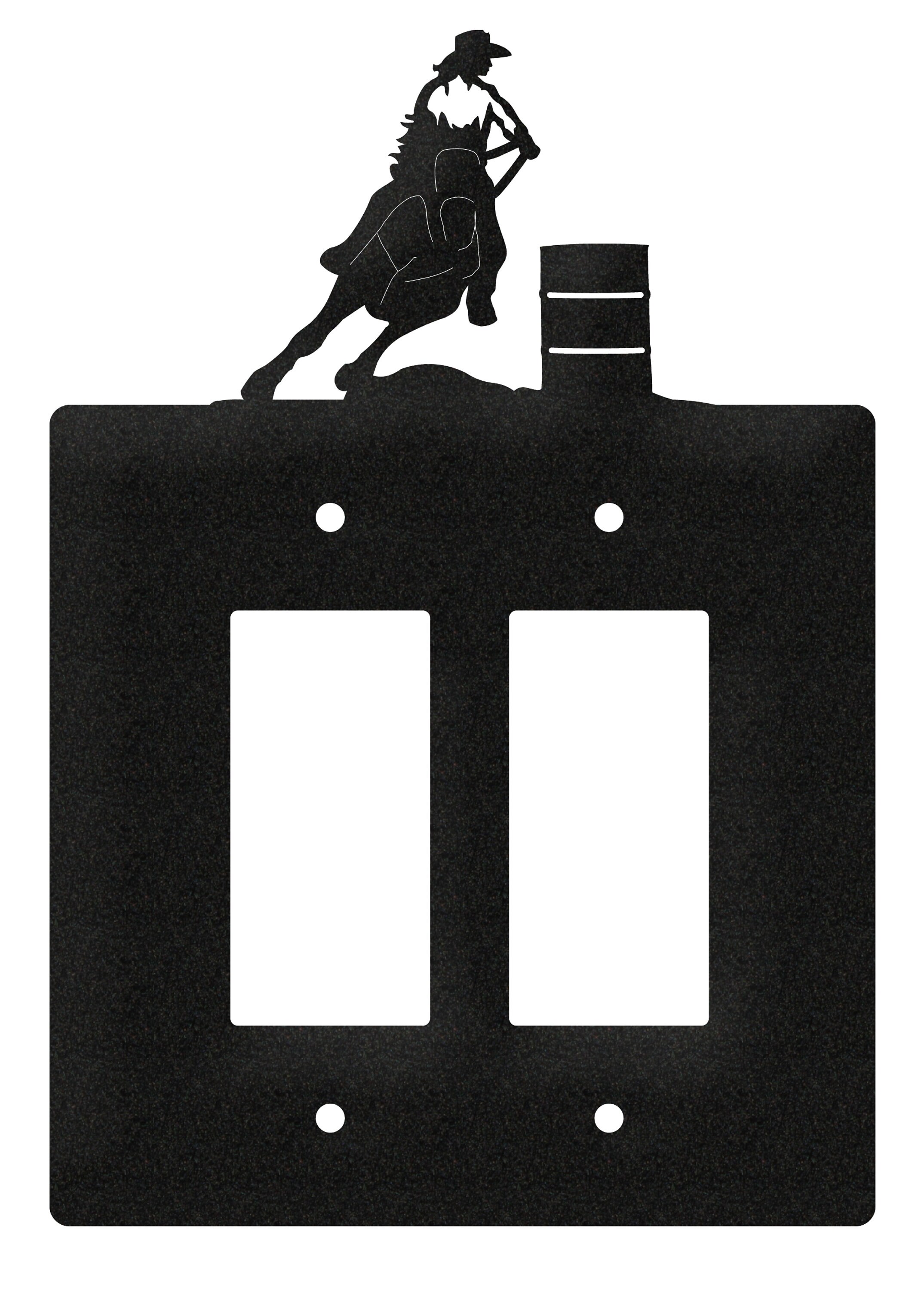 Barrel Racer Rider Horse PBR Light Switch Double Plate Cover - Etsy