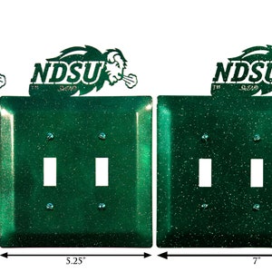 North Dakota State University NDSU Bison Light Switch Triple Plate ...