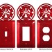 Fire Rescue Fireman Red Light Switch Plate Cover - Etsy