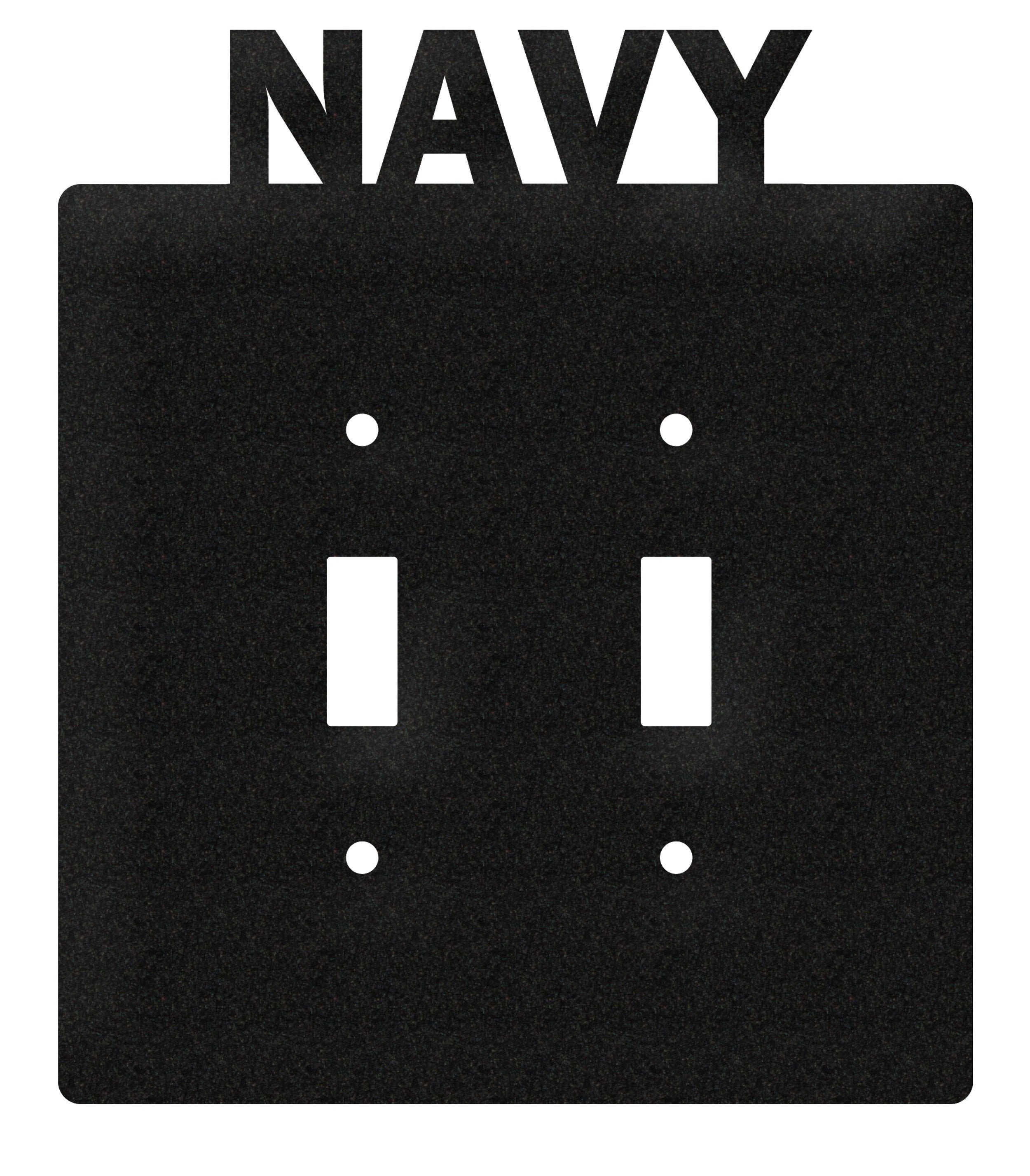 Armed Services US Navy Naval Academy USN Light Switch Double Plate ...
