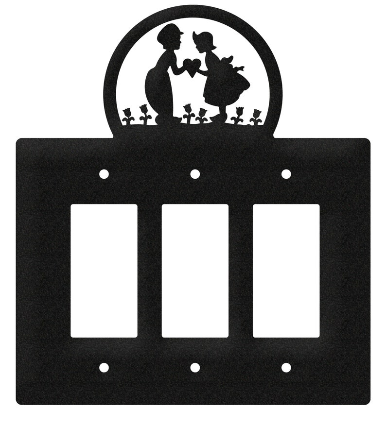 Dutch Kids Boy & Girl Light Switch Triple Plate Cover - Etsy