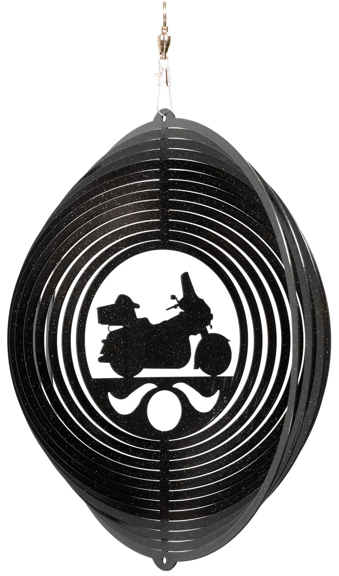 Motorcycle Full Dressed Swirly Metal Wind Spinner - Etsy