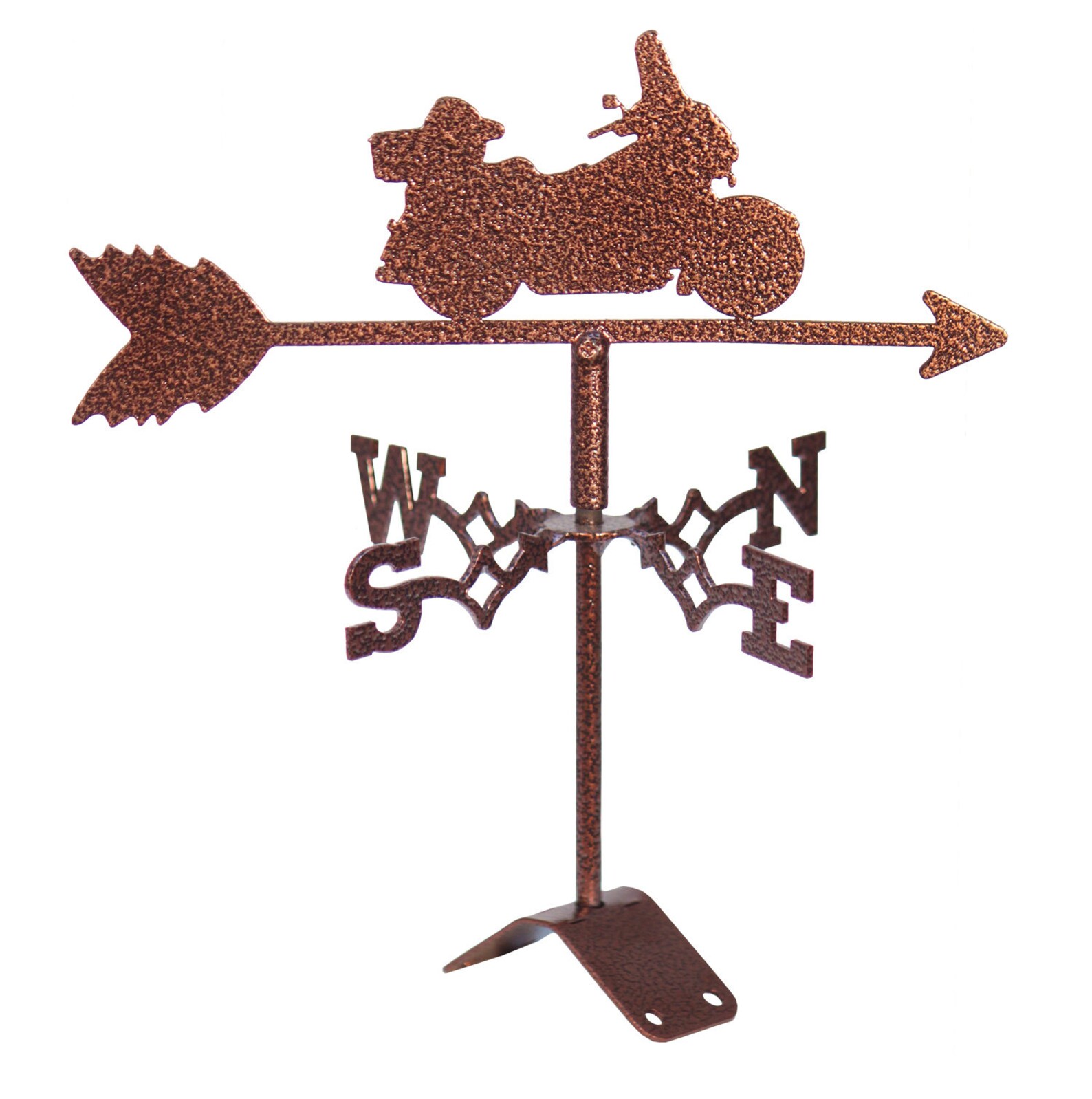 Mini Full Dressed Motorcycle Flower Pot Weathervane - Etsy