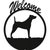 Dog Vizsla Black Metal Welcome Sign - Etsy