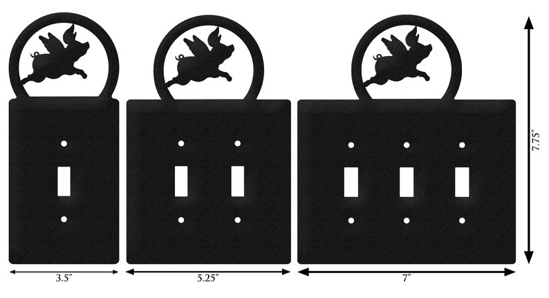 Flying Pig Light Switch Plate Cover - Etsy