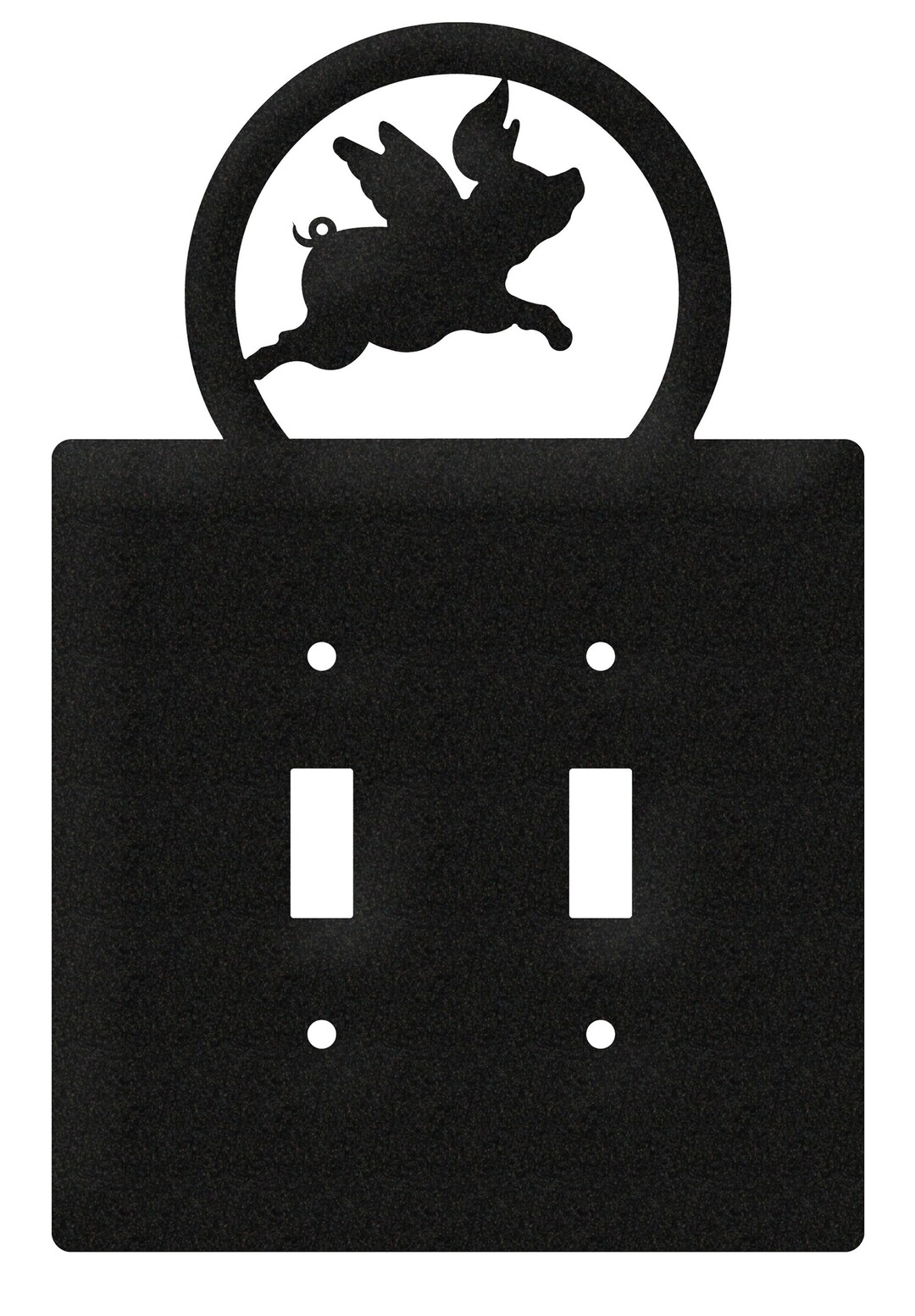 Flying Pig Piggy Light Switch Double Plate Cover - Etsy
