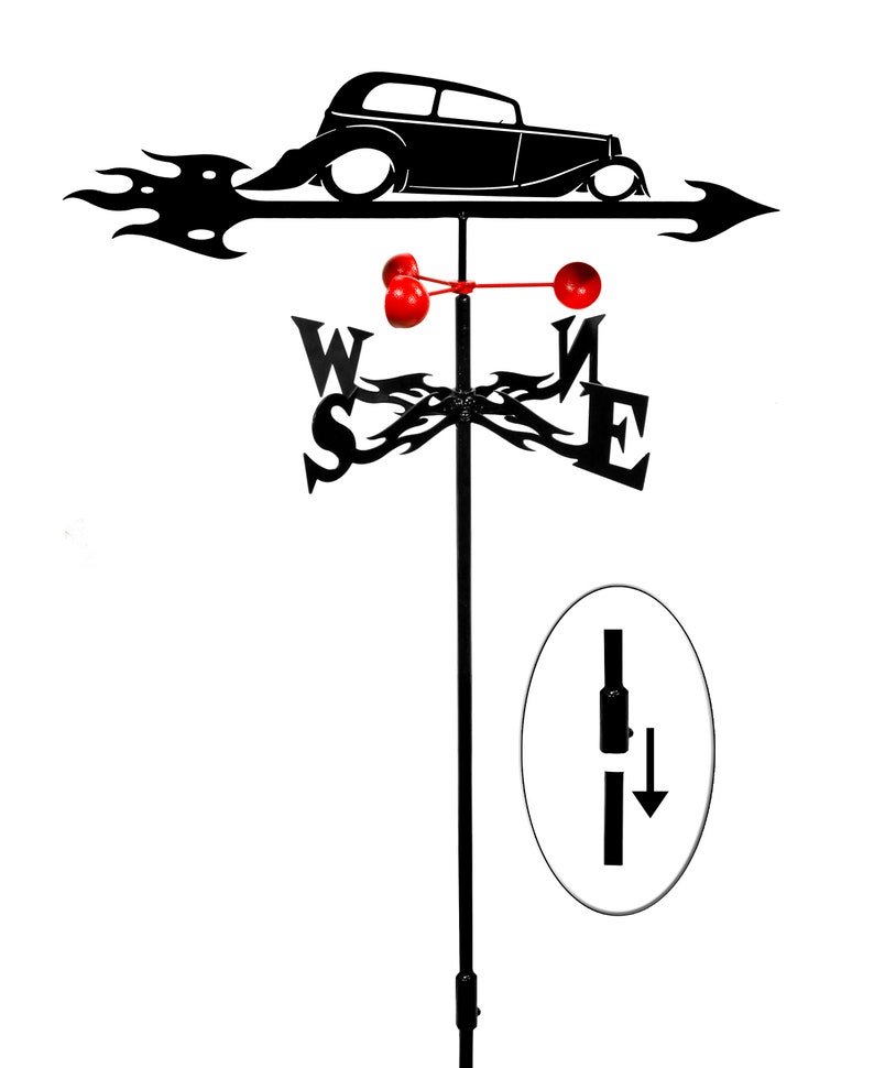 Hand Made Farrell Exotic Hotrod Hot Rod Weathervane New - Etsy