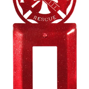 Fire Rescue Fireman Red Light Switch Plate Cover - Etsy