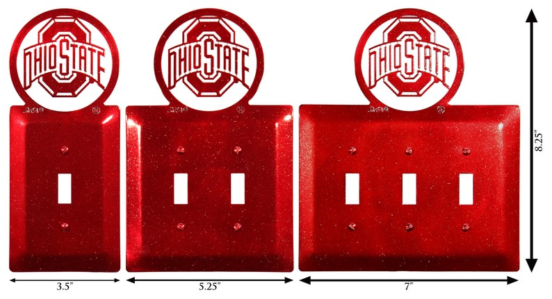 Ohio State Buckeyes Light Switch Double Plate Cover - Etsy