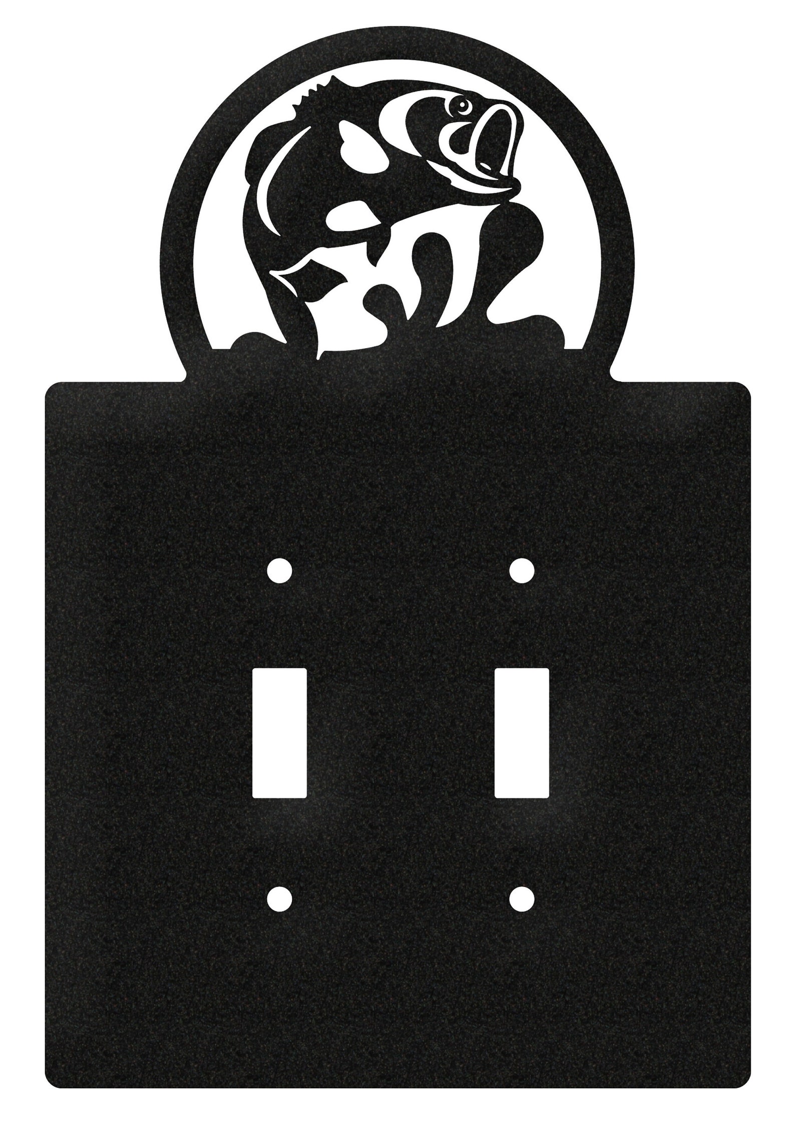 Large Mouth Bass Fish Light Switch Double Plate Cover - Etsy