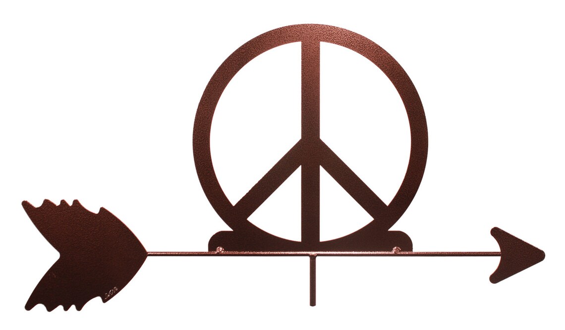 Símbolo del letrero de paz de Woodstock hecho a mano Veleta - Etsy España