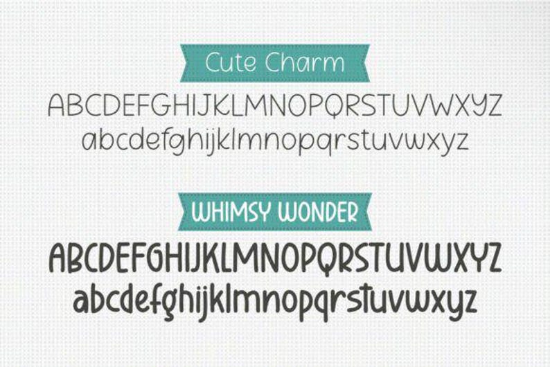 Cute Handwriting Font Bundle – 12 Exclusive Fonts (instant Download) - Etsy