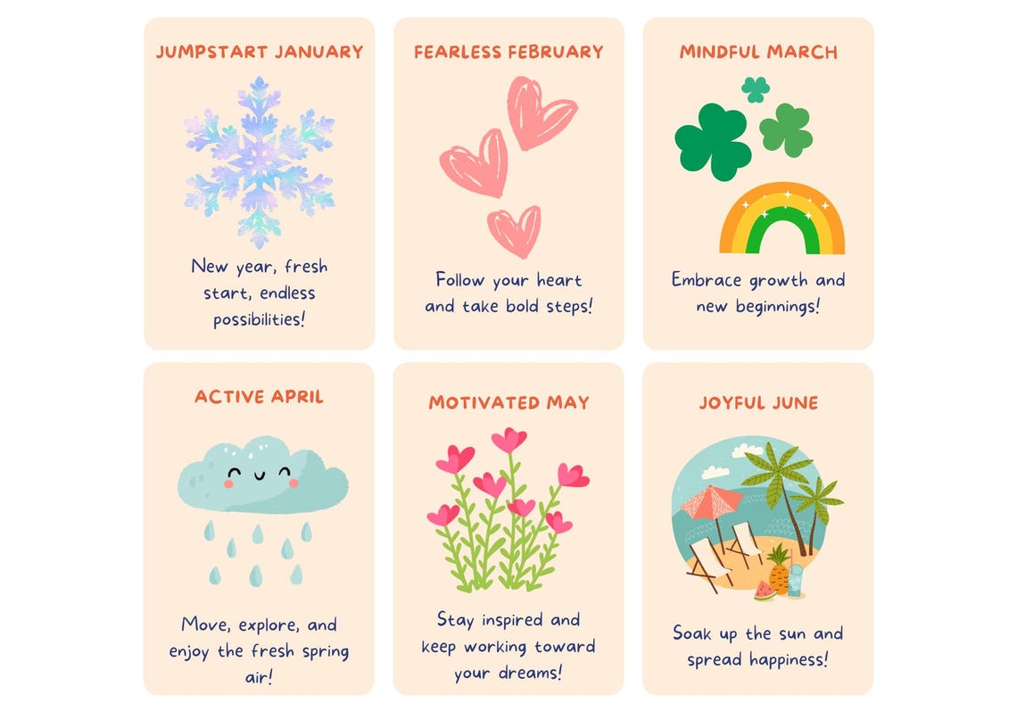 Days of the Week & Months of the Year Flashcards – Educational ...