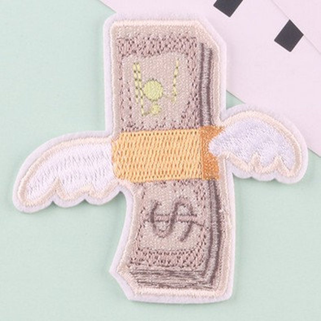 3" Unique Art Flying Money Cash Patch 3M Self Adhesive - Etsy