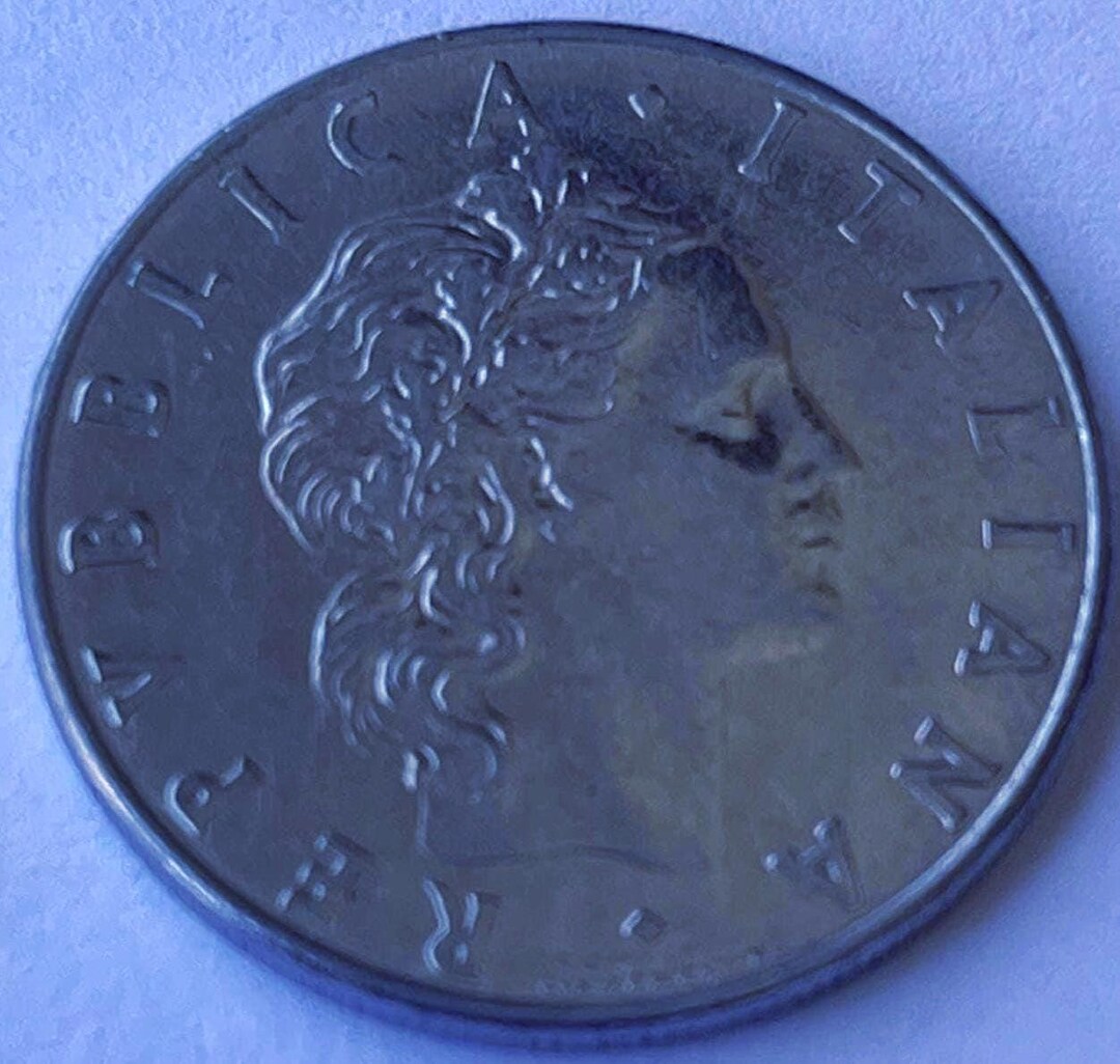1978 Italy 50 Lira Coin - Italian Numismatic Collectible - Etsy