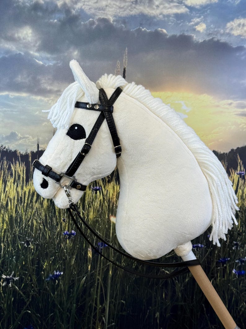 Palomino Hobby Horse Artistic. Detachable Stick, Minky Fur Size A4 or ...