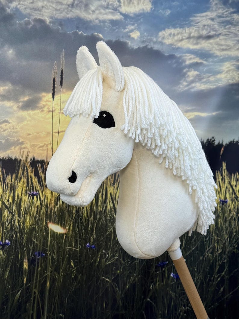 Palomino Hobby Horse Artistic. Detachable Stick, Minky Fur Size A4 or ...