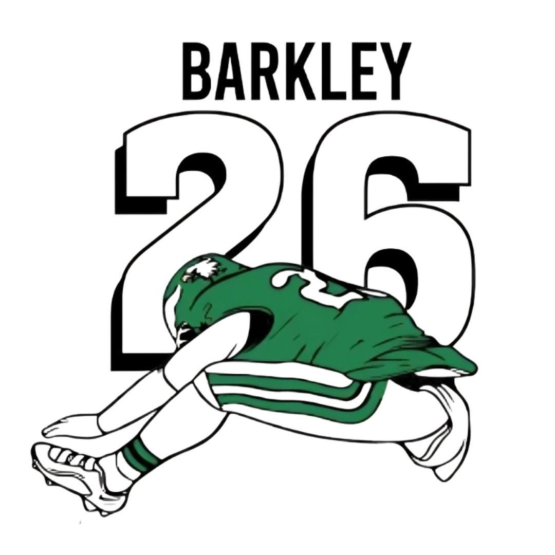 Saquon Barkley Eagles Retro SVG PNG: Philly Football (digital Download ...