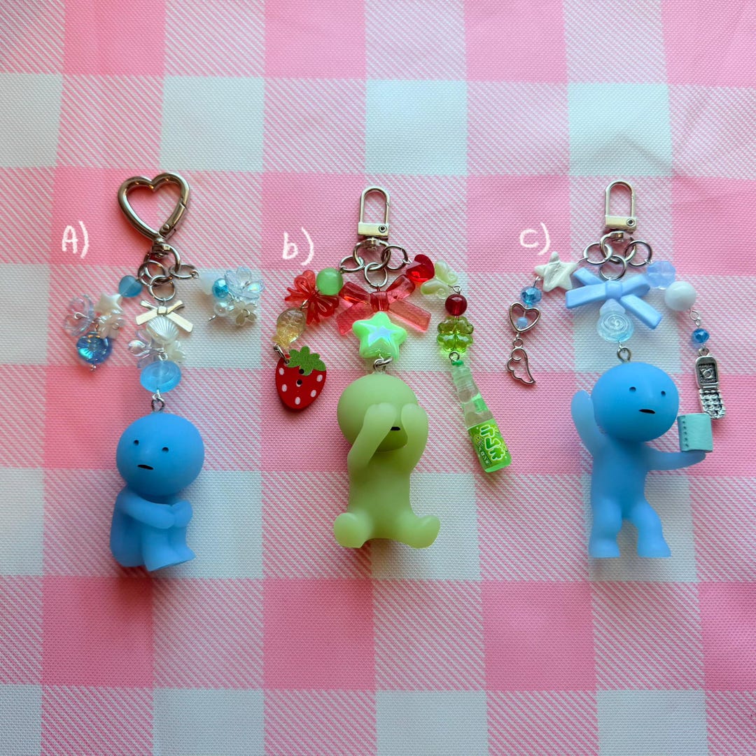 Smiski Keychains - Etsy