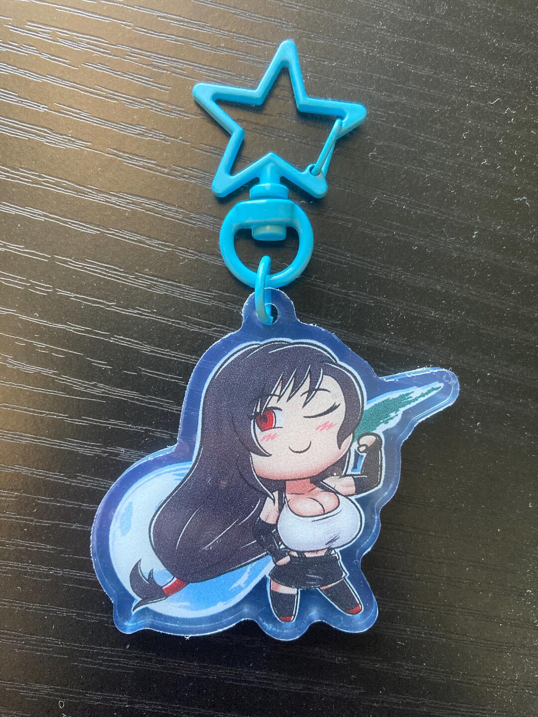 Tifa Lockhart - FF7 Chibi Acrylic Charm - Etsy