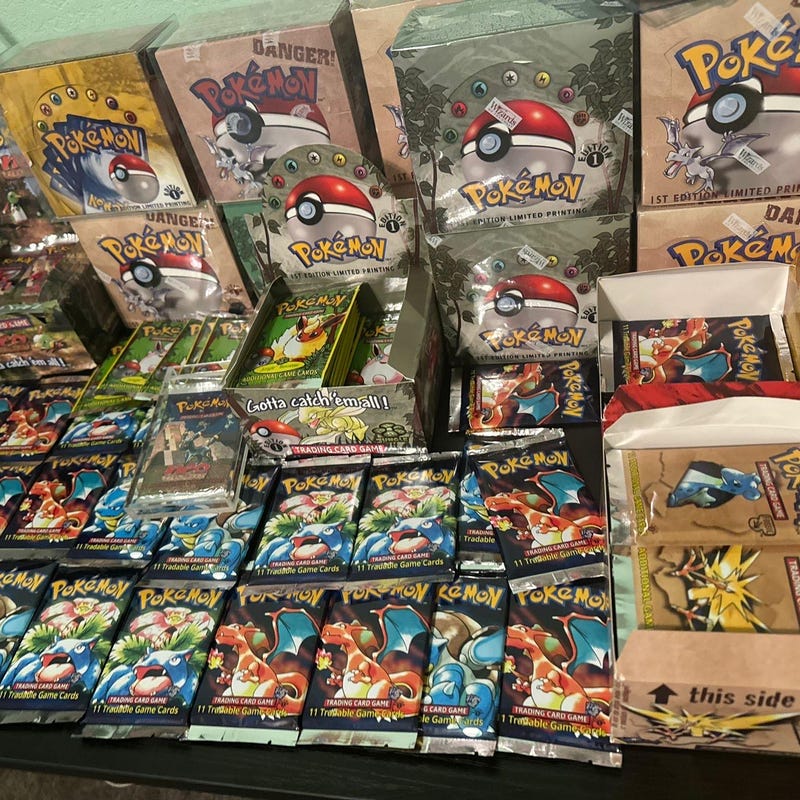Pokemoncards First Edition Booster Box - Etsy