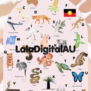 A-Z of Australia Flashcards and Posters, Indigenous Letters, Classroom ...