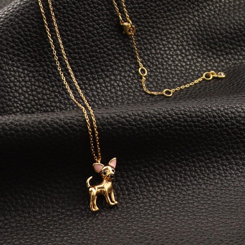 Chihuahua Gold Bracelet - Etsy