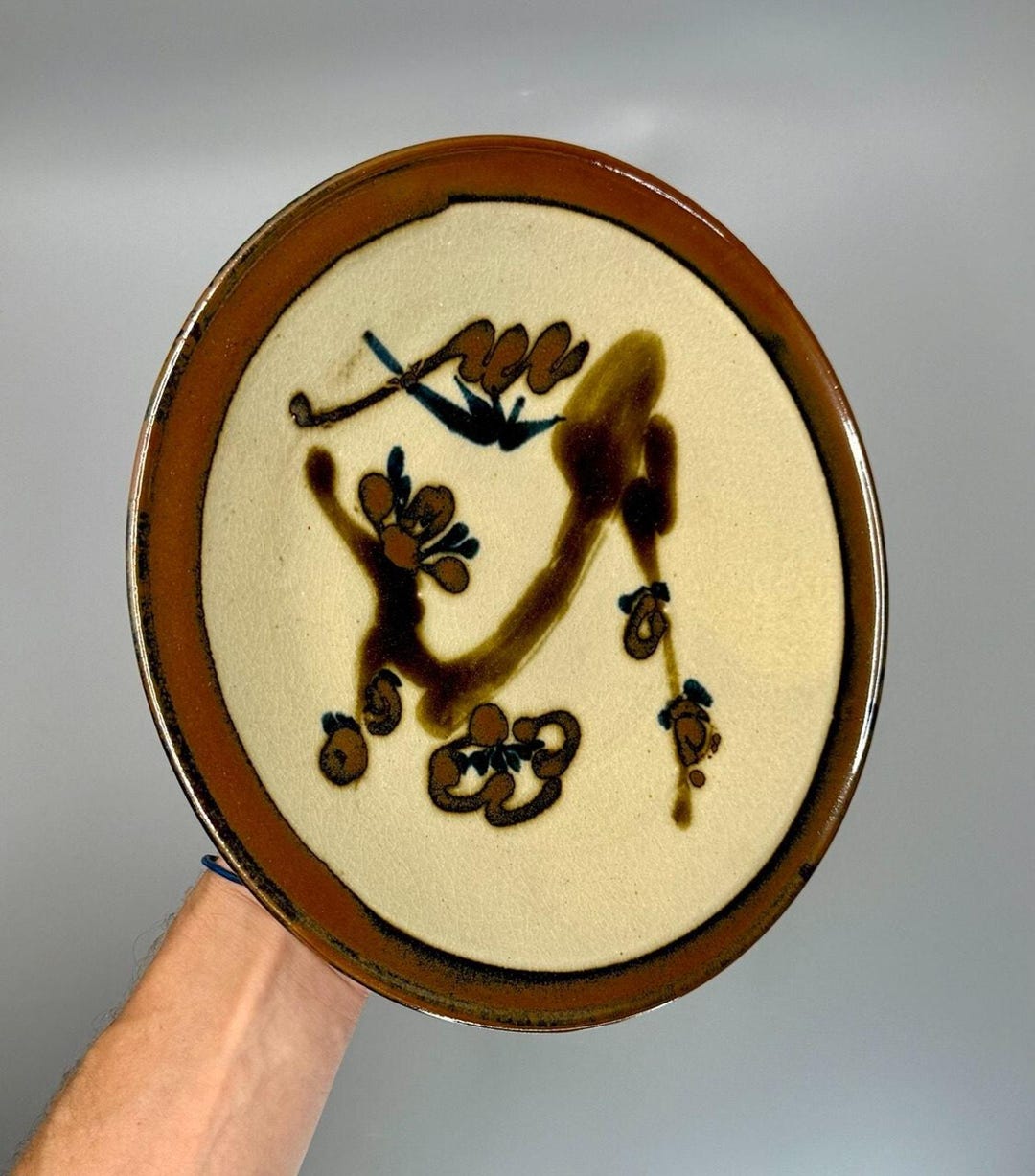Mashiko Pottery Bowl by Sakuma Totaro – 11" Mingei Studio Ware ...