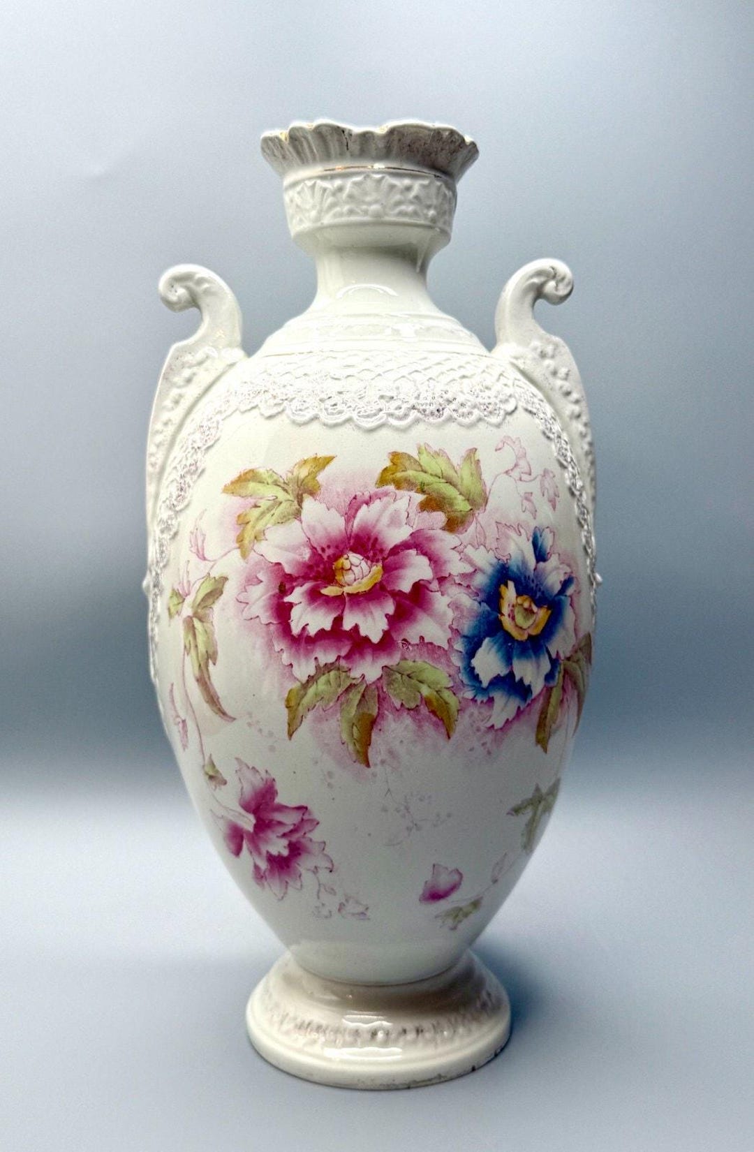 Rare Antique 19th Century Ams Albert Marcus Silber Porcelain Vase 14in ...