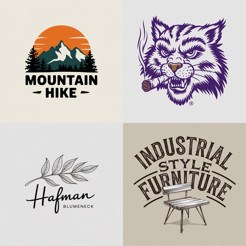 Custom Hand Drawn Logo | Logo Design | Vintage Logo Design | Simple ...