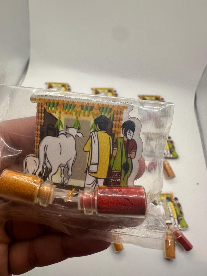 Haldi Kumkum Set: Indian Pooja Tambulam Return Gift - Etsy